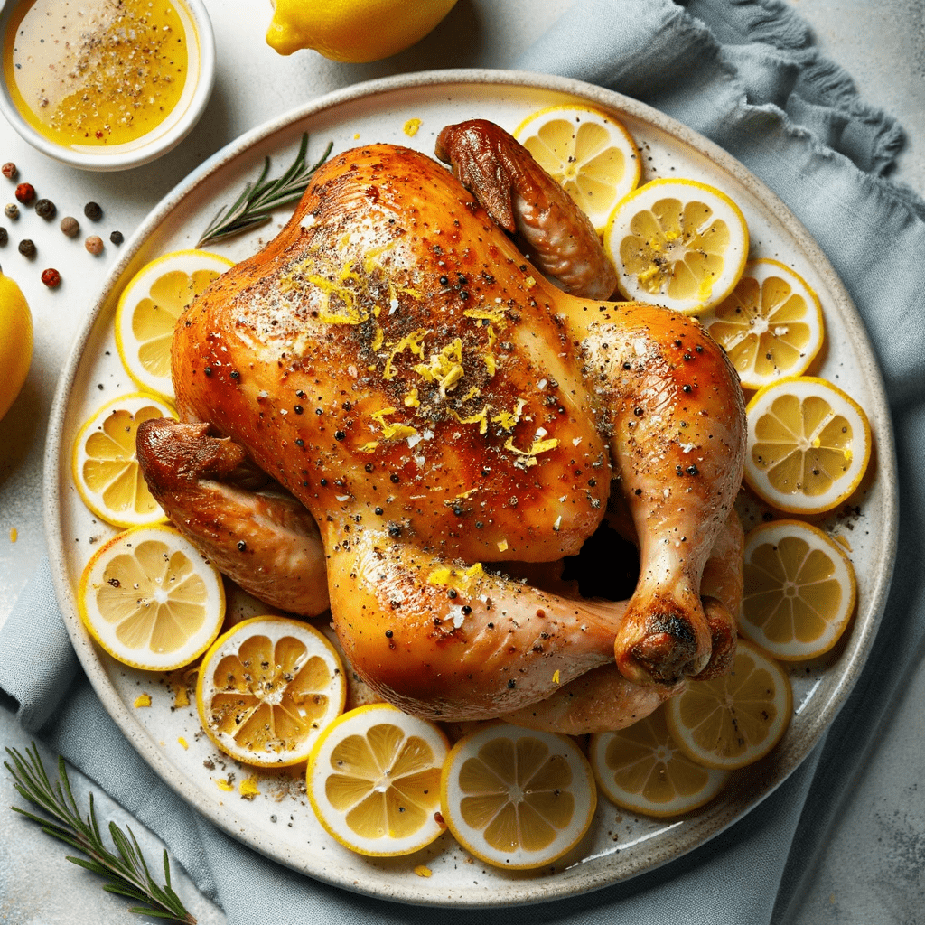 Lemon Zest Delight: Lemon Pepper Roasted Chicken Recipe – Frisco Brand ...